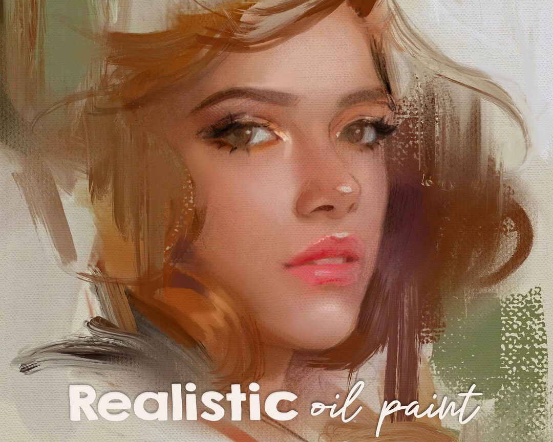 Procreate OIL PAINT Brushes Procreate Canvas Textures Paint for ...