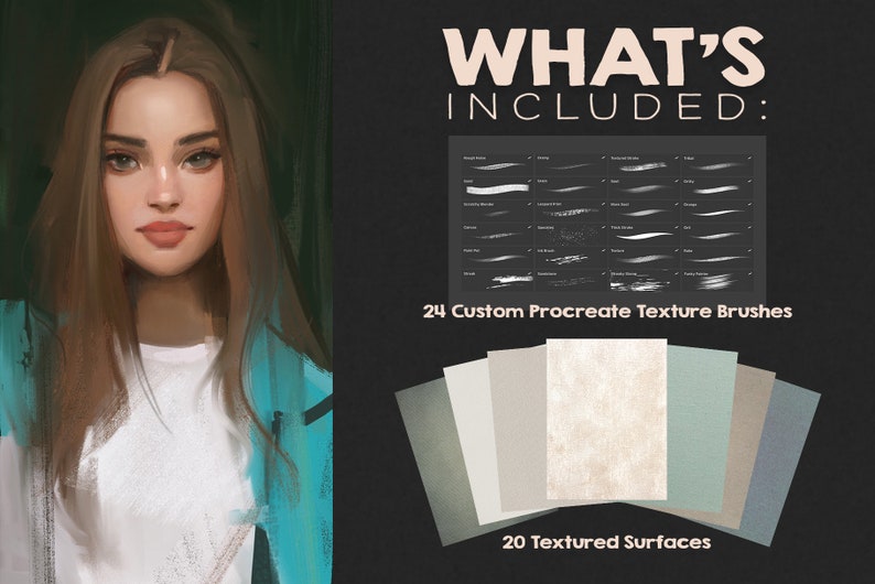 Procreate Brushes TEXTURE Brush Set Procreate Brush Kit - Etsy