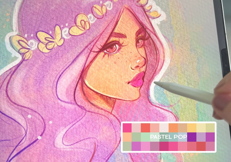 Procreate Color Palettes 30 Procreate Swatches Color Schemes Etsy