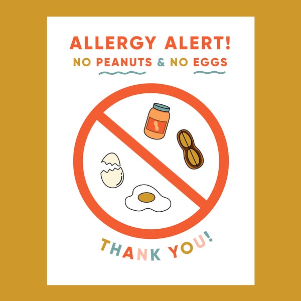 Peanut Allergy - Etsy