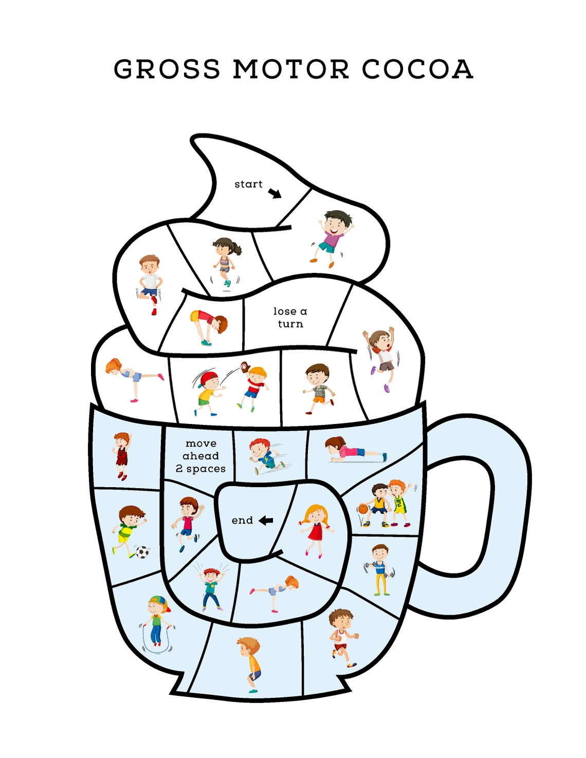 Gross Motor, Direction Following, and Turn Taking Activities - Etsy