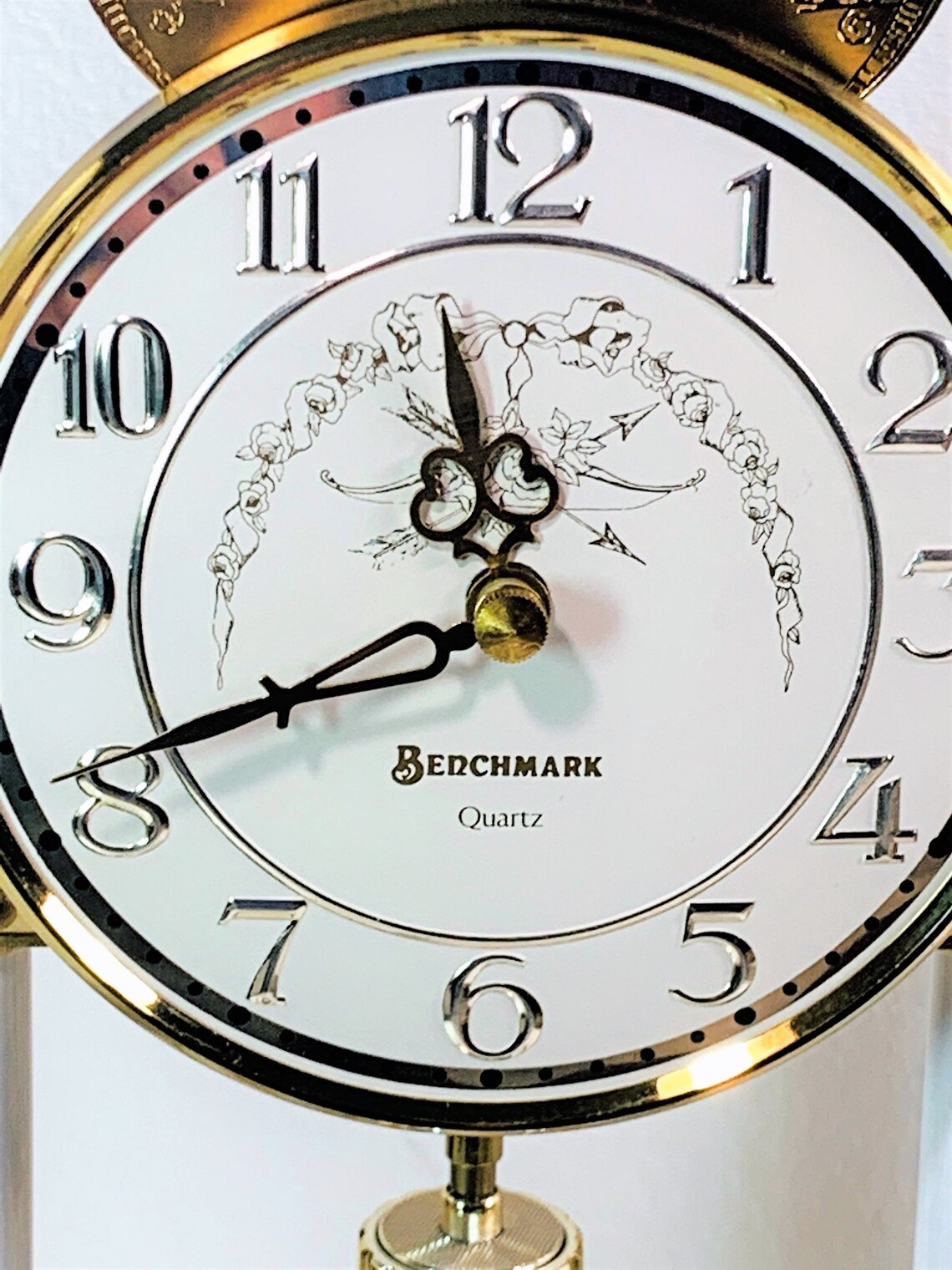 Benchmark Germany Anniversary Clock Brass & Enamel Engraved - Etsy