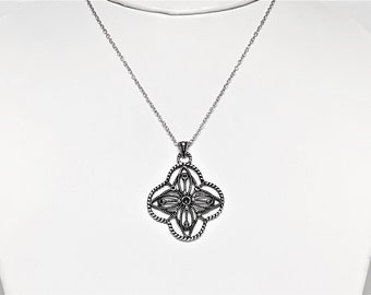 3 Cross Necklace - Etsy