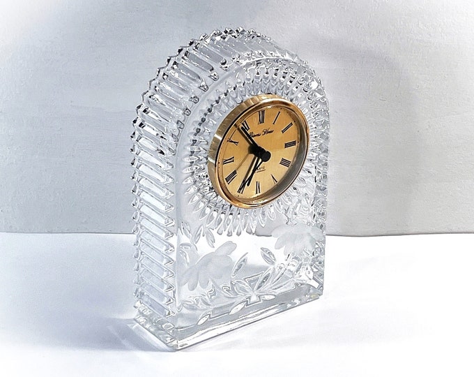 Vintage Princess House® Heritage West Germany Crystal Clock, Hand Cut ...