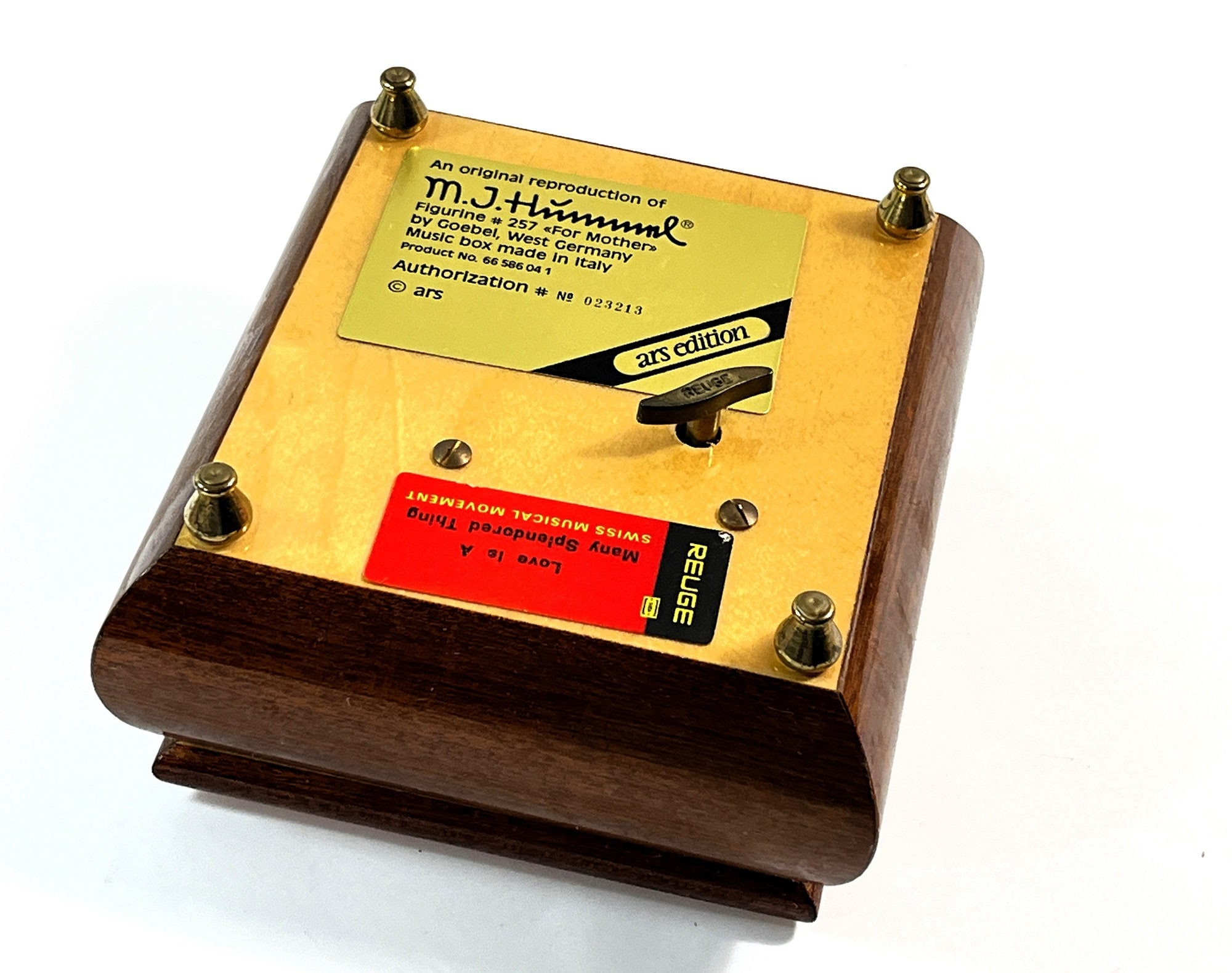 Collectible Reuge® Swiss Music Box, Love is a Many Collectible Reuge® Swiss Music Box, Love is a Many