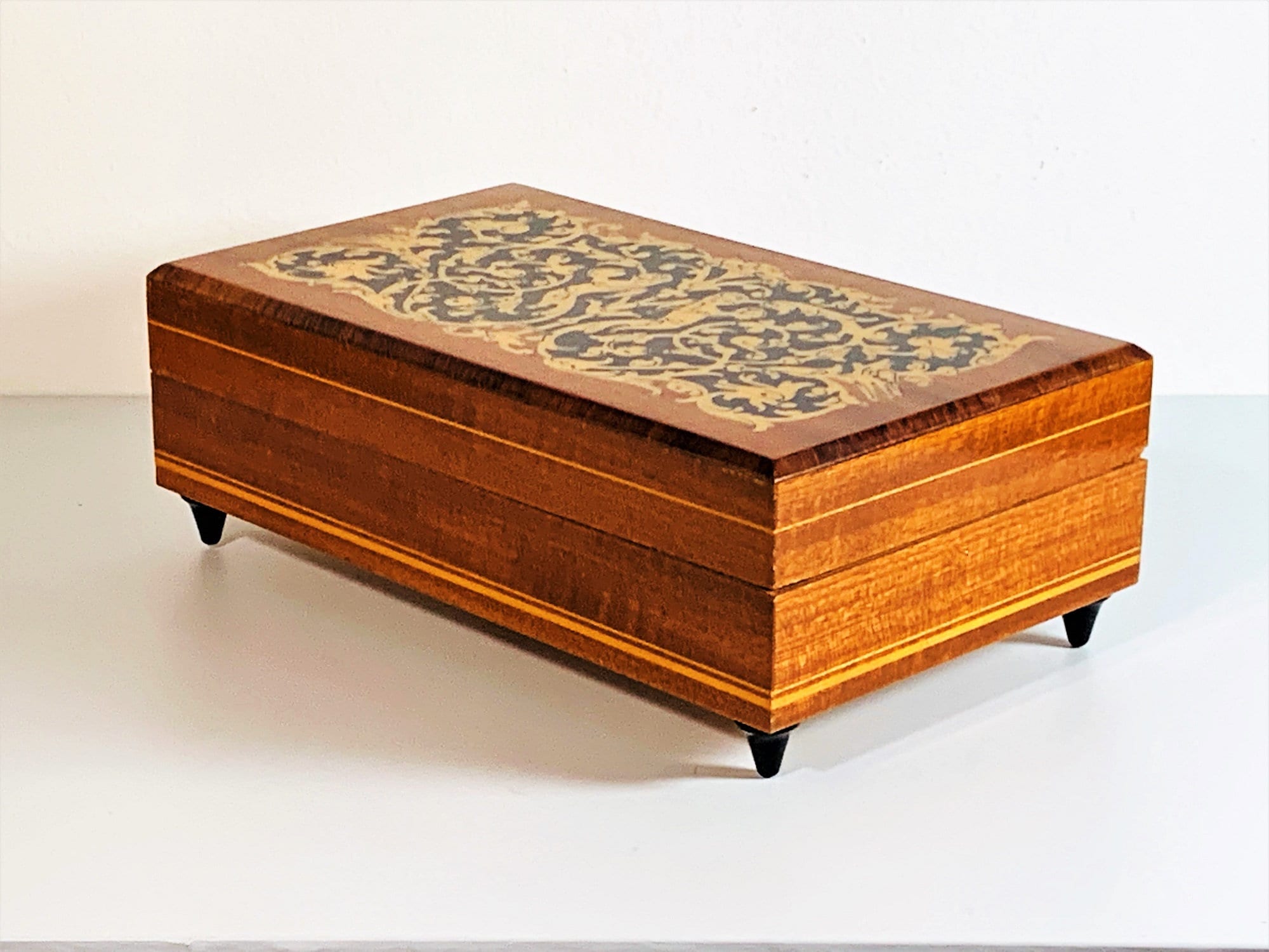 Reuge Swiss Music Box Try To Remember, Fine Woods Inlaid Classic ... Reuge Swiss Music Box Try To Remember, Fine Woods Inlaid Classic ...