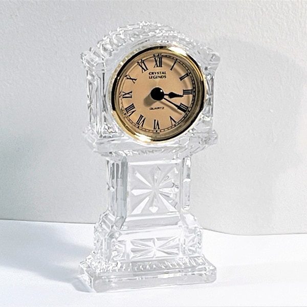 Godinger Legends Crystal Clock - Etsy