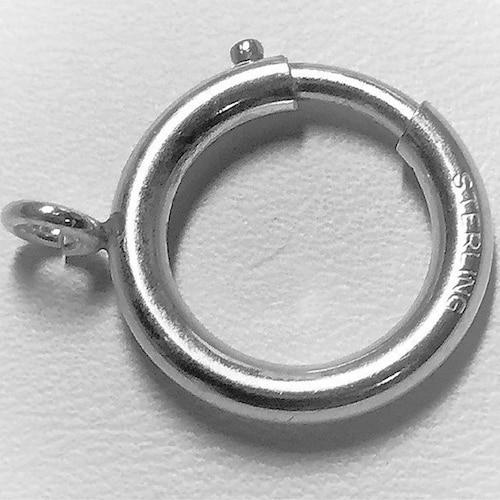 925 Sterling Silver Oxidized Spring Ring Clasp 925 Silver - Etsy