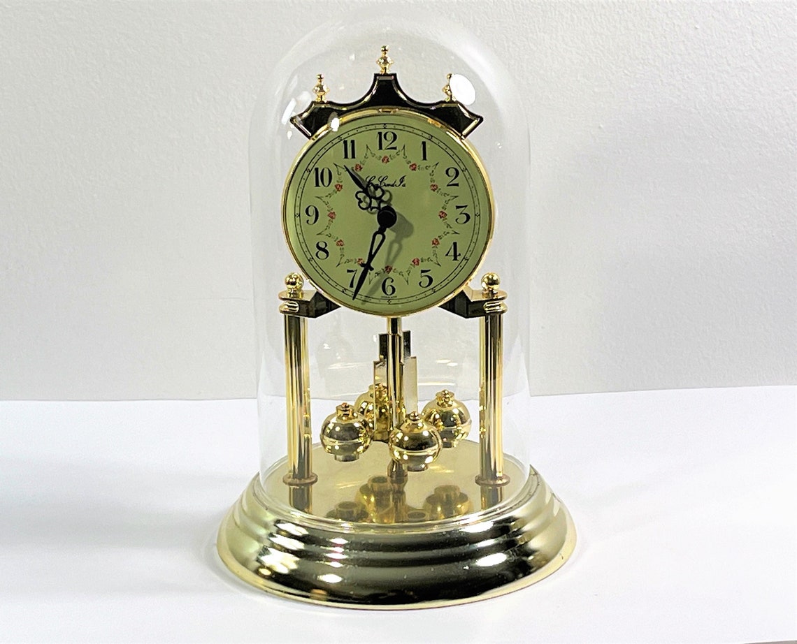 Vintage Concord Pa Germany Anniversary Clock Flowers Dial - Etsy