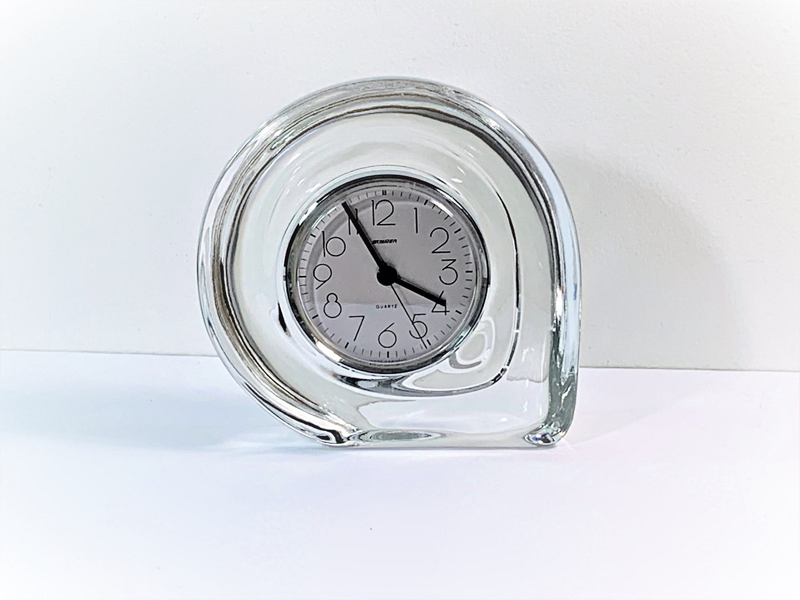 Vintage Rare Staiger® West Germany Crystal Clock Unique Heavy - Etsy