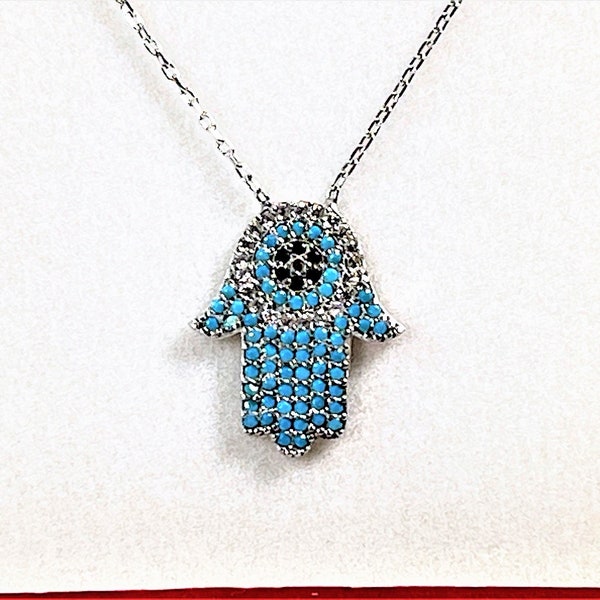 Blue Hamsa - Etsy