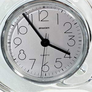 Vintage Rare Staiger® West Germany Crystal Clock Unique Heavy - Etsy