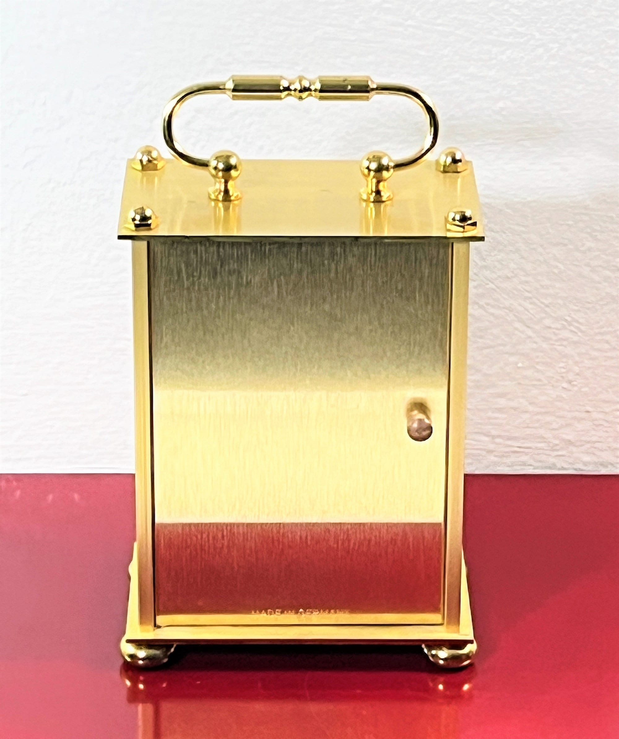 Vintage Benchmark™ West Germany Solid Brass Carriage Clock, Hechinger ...