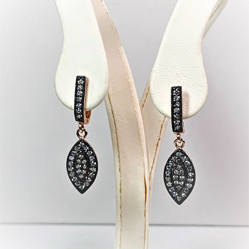 Omega Back Earrings - Etsy