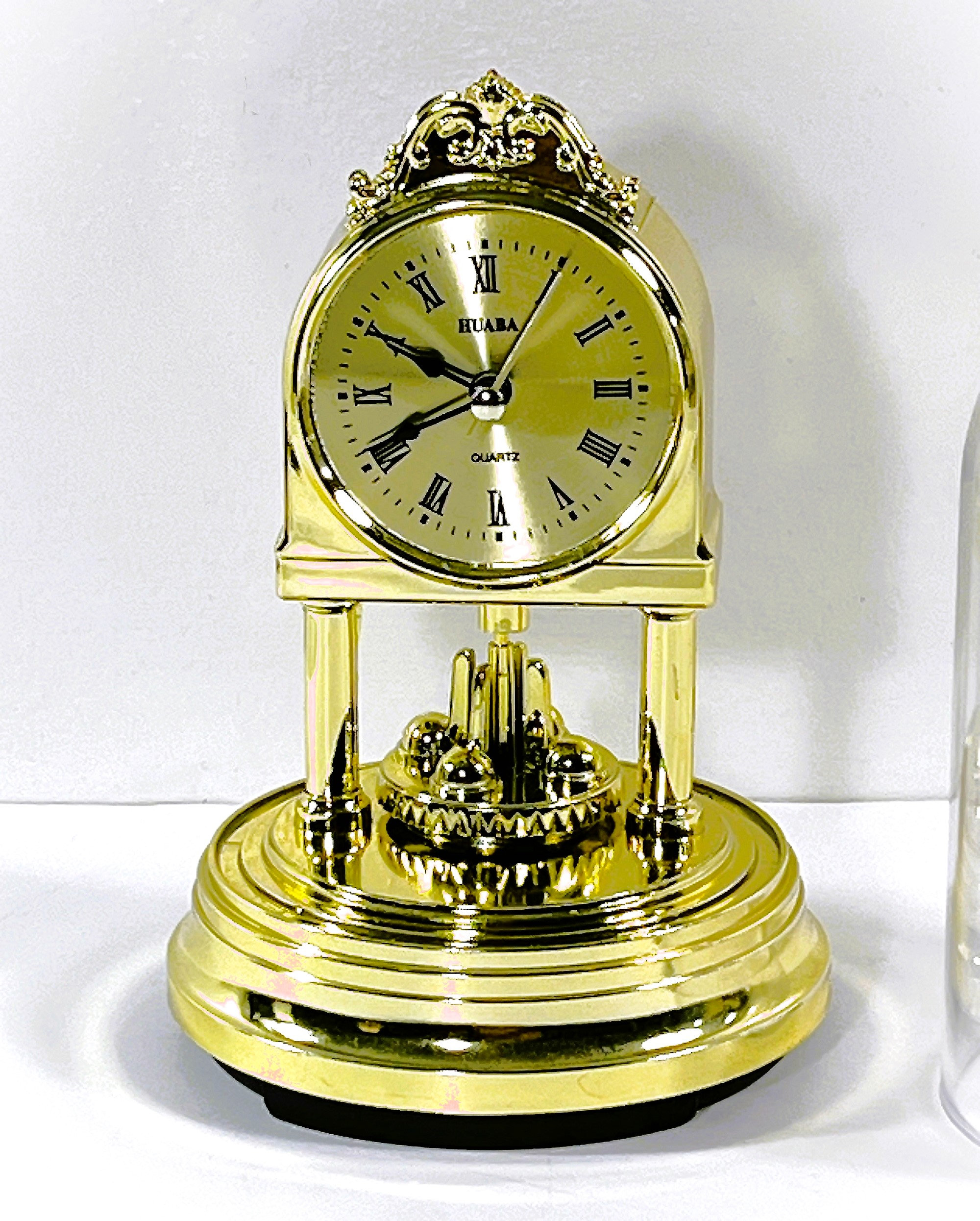 Vintage Huaba™ Mini Quartz Anniversary Clock, Sphere Pendulum ...