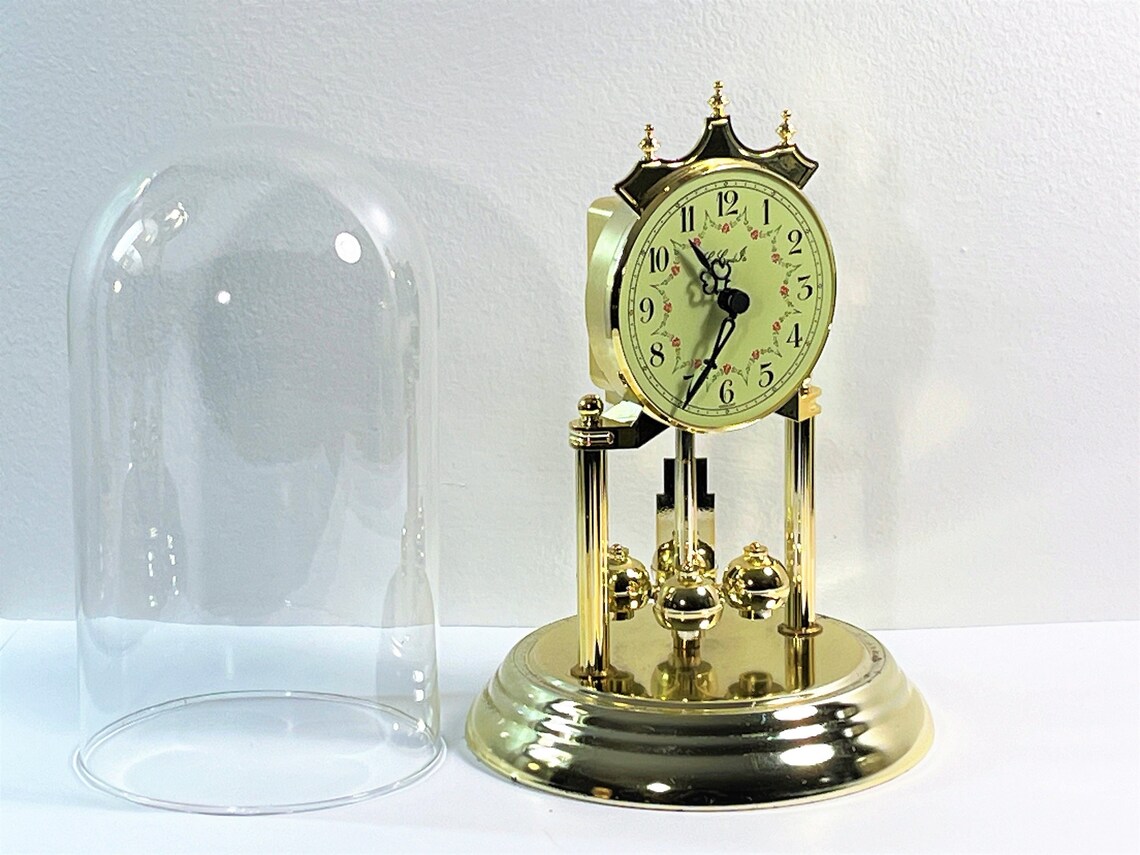 Vintage Concord Pa Germany Anniversary Clock Flowers Dial - Etsy