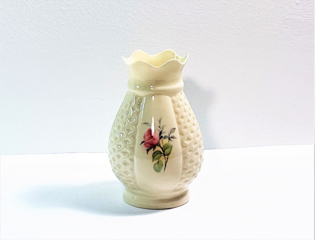 Vintage Donegal® Ireland Handcrafted Parian China Vase, Embossed ...