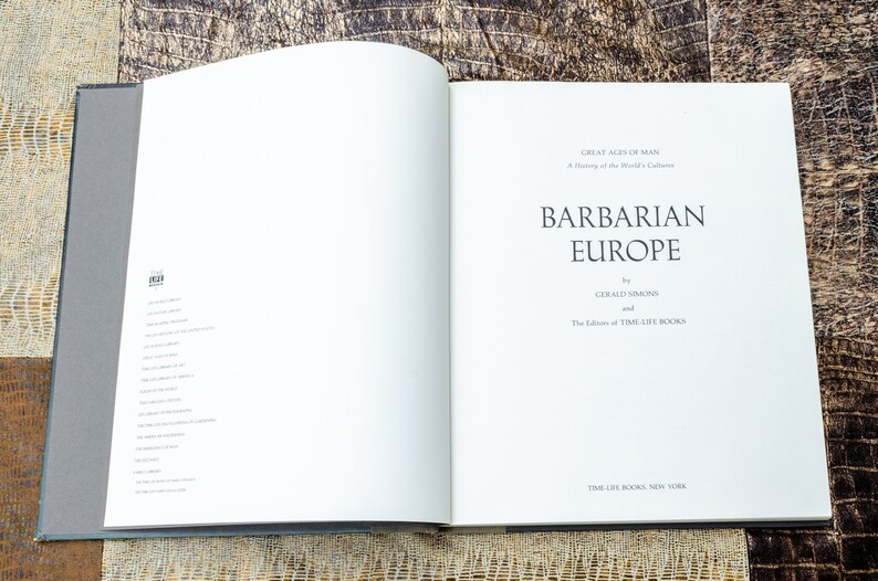 TIME-LIFE BOOKS: Great Ages of Man Barbarian Europe / Vintage | Etsy