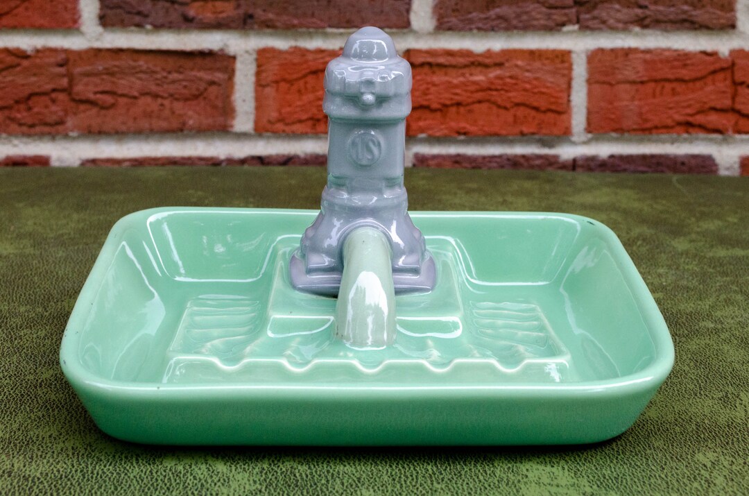 Vintage Fire Hydrant Ashtray by US MOTORS / Vintage Smoking Accessory ...