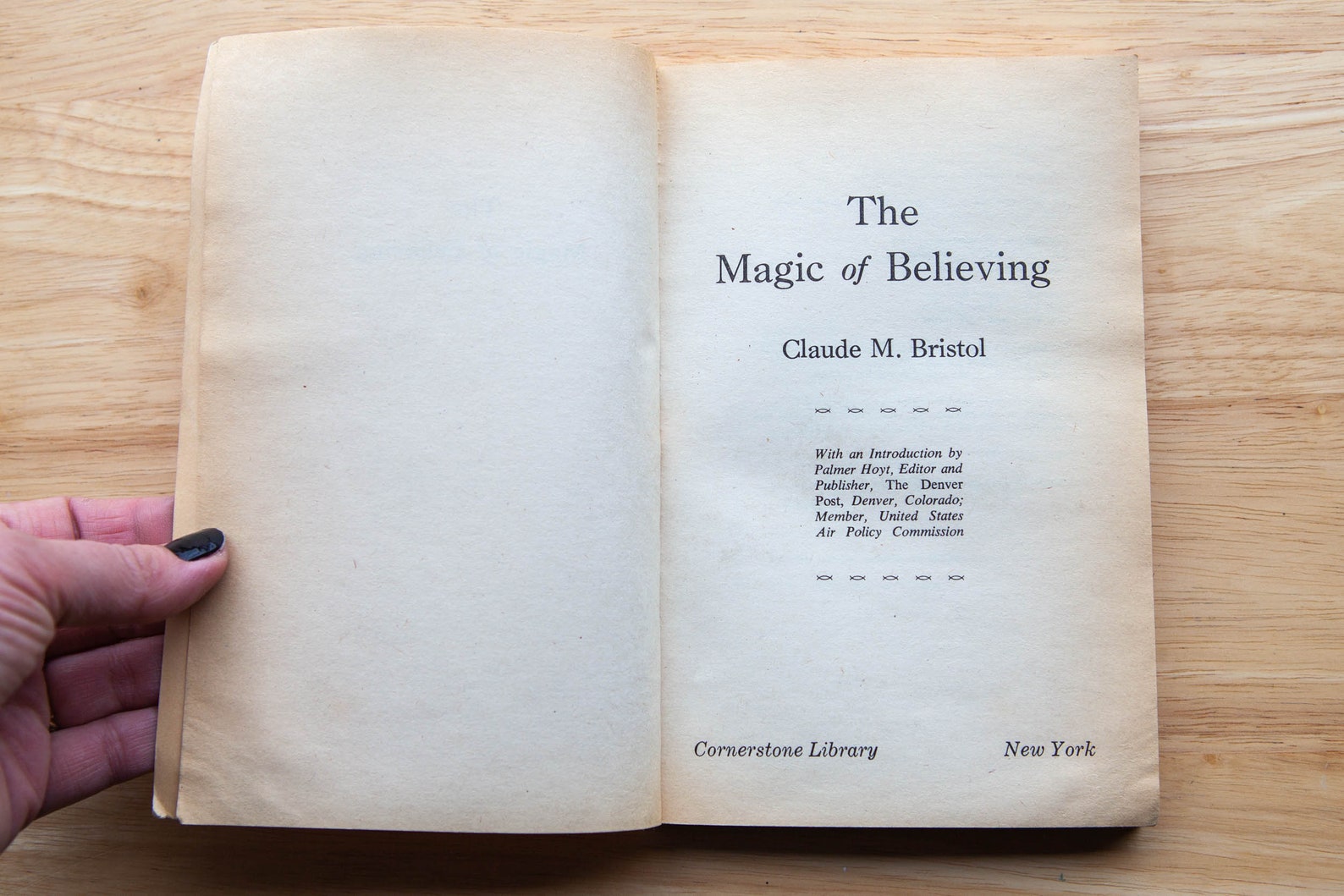The Magic of Believing by Claude M Bristol / Vintage ©1979 - Etsy