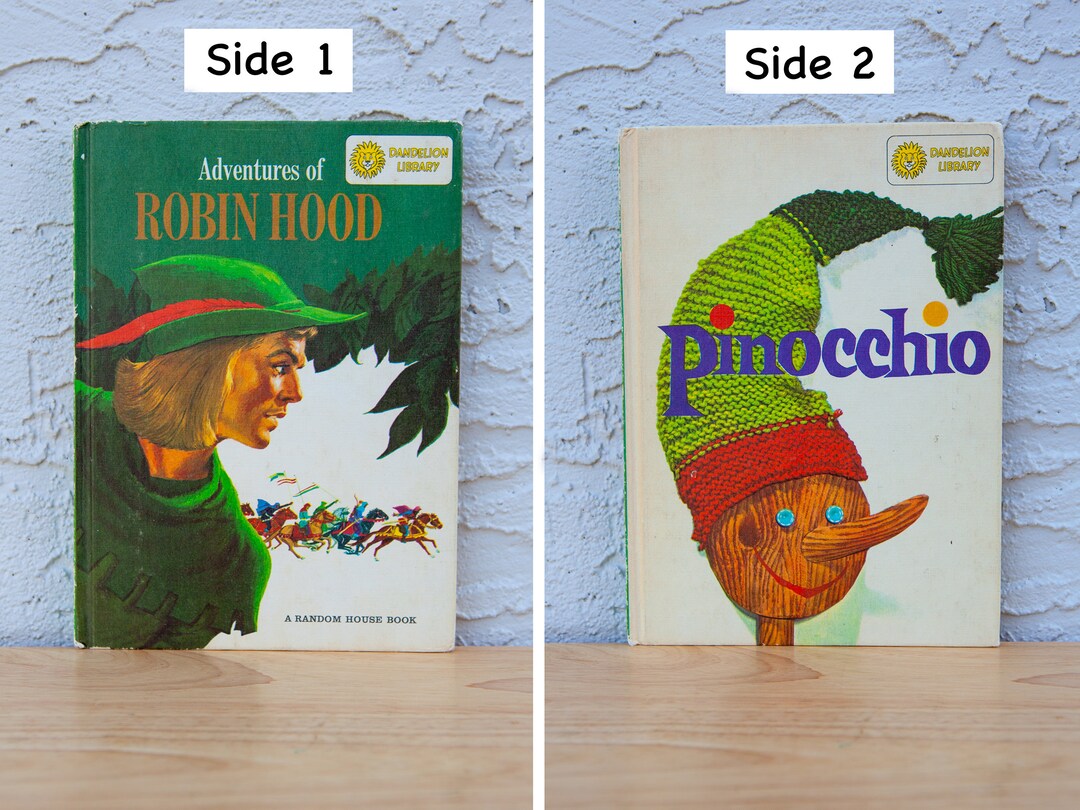 Two in One Book Pinocchio and Robin Hood / From the Dandelion Library ...