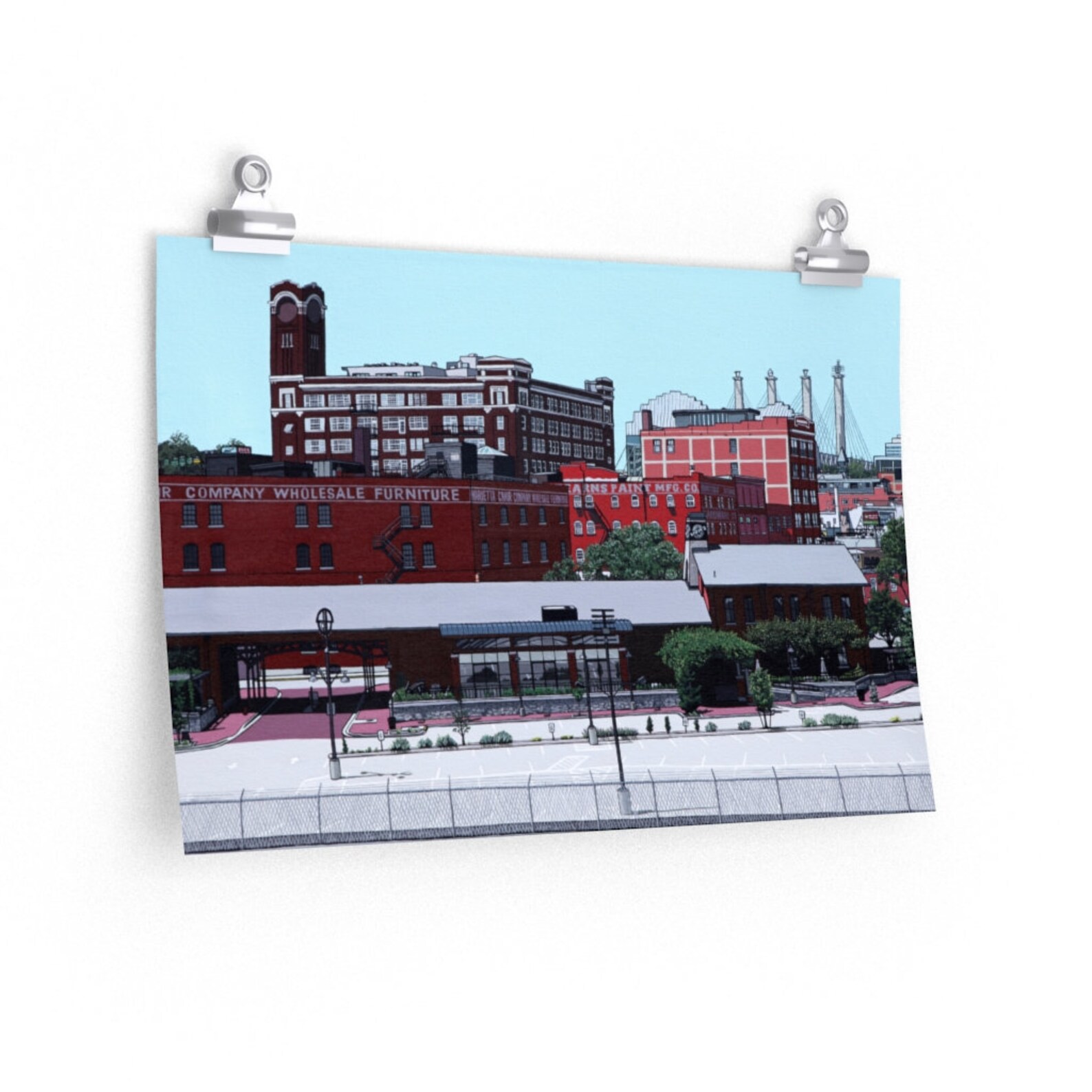 Downtown, KC Iconic Kansas City Landscape Premium Matte Horizontal ...