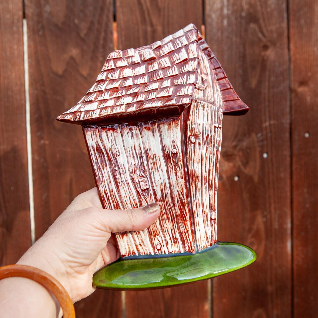 Arnel’s ~ Race to the Outhouse ~ Vintage 1970's Chalkware Wall Decor ...