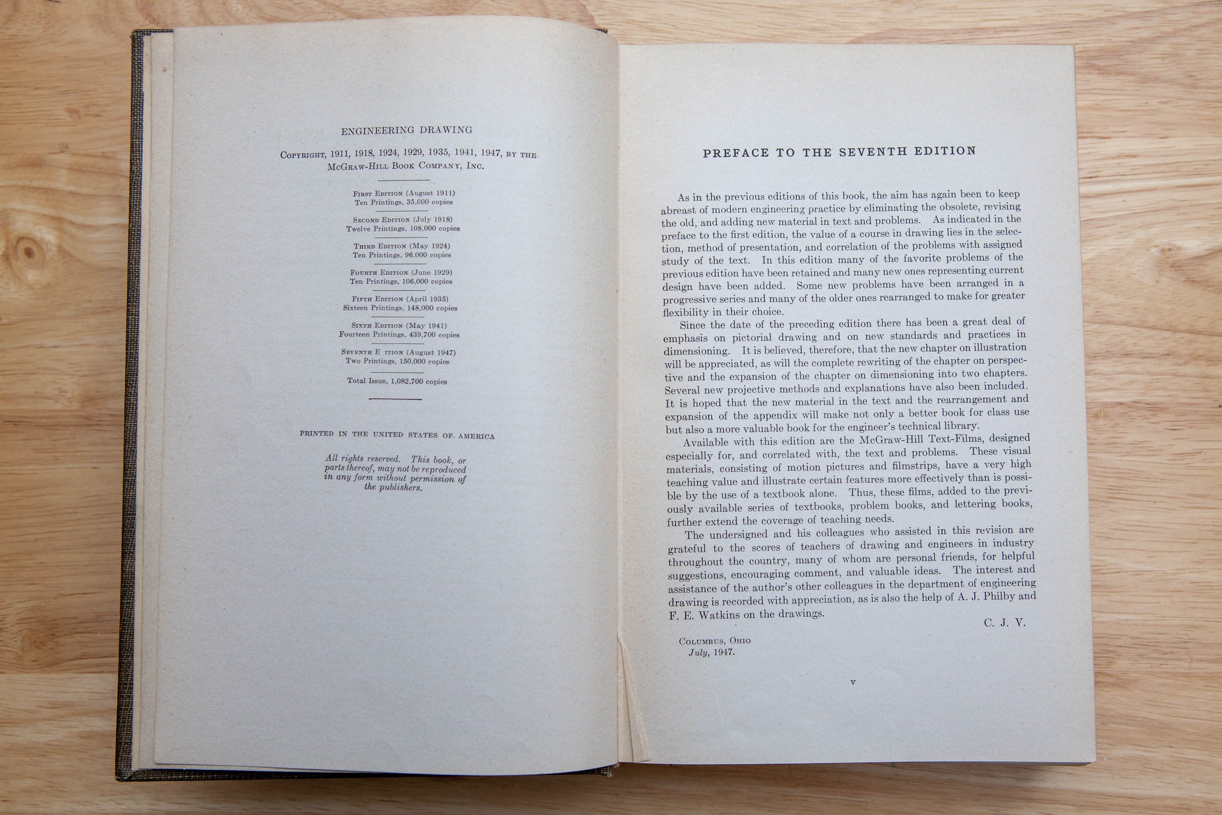 A Manual of Engineering Drawing for Students and Draftsmen by Thomas E ...