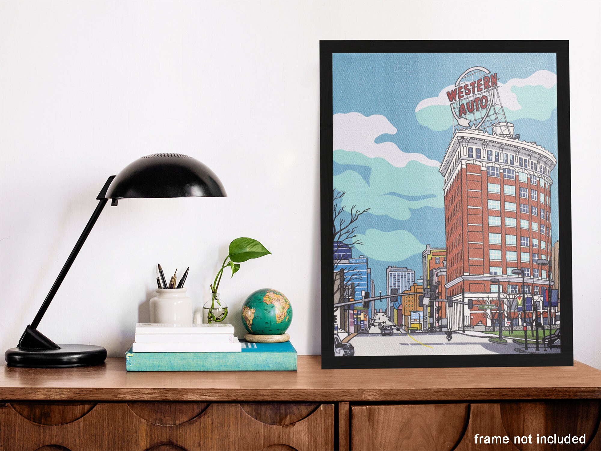 Western Auto Building ~ Iconic Kansas City Landscape ~ Premium Matte ...