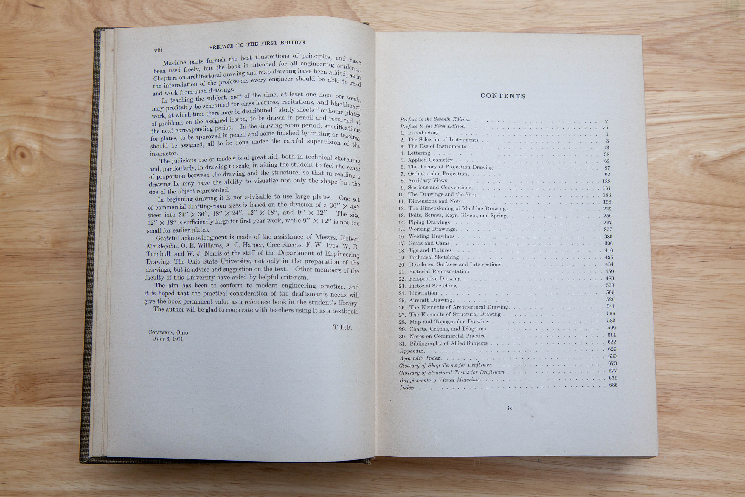 A Manual of Engineering Drawing for Students and Draftsmen by Thomas E ...