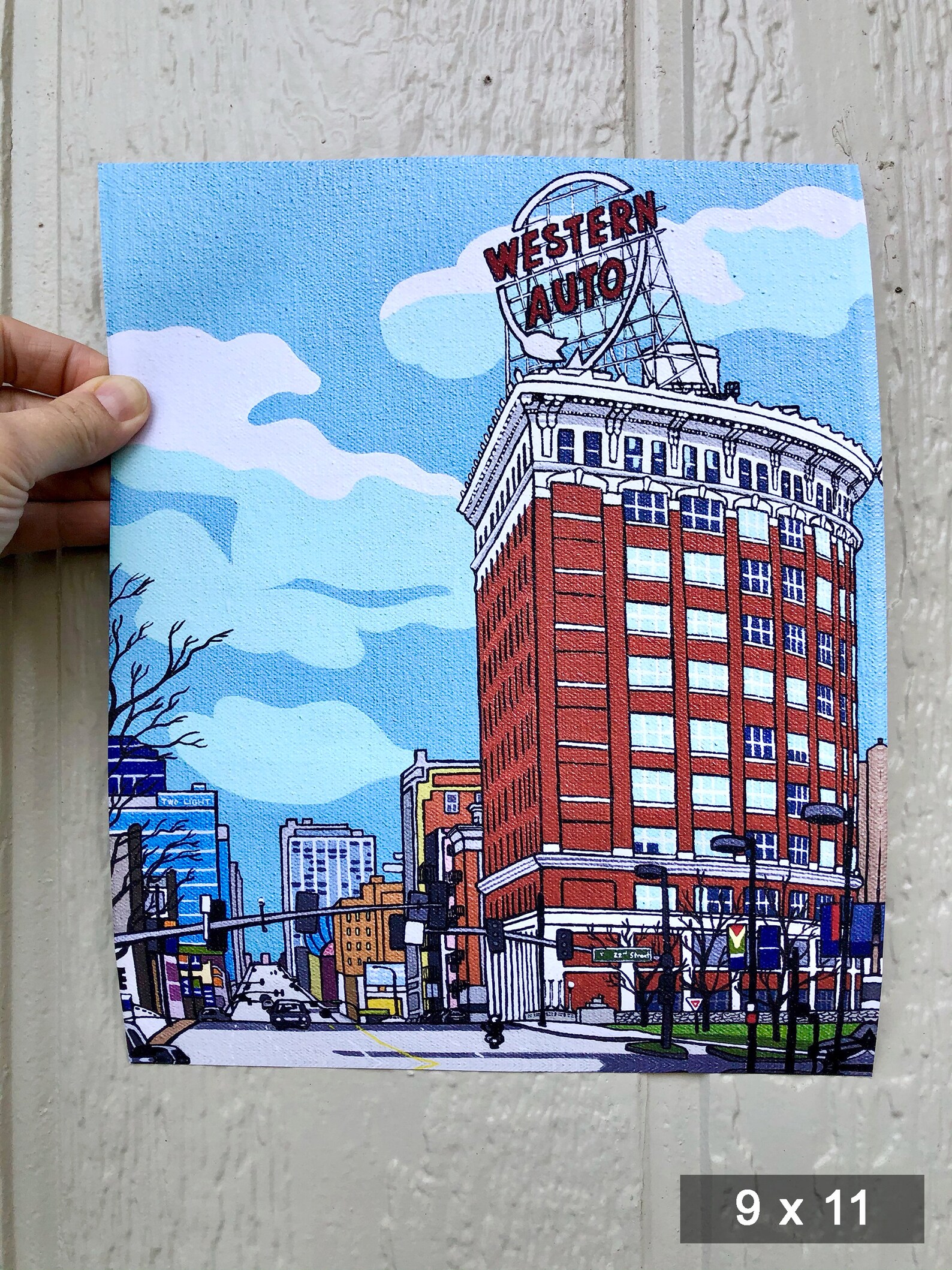 Western Auto Building ~ Iconic Kansas City Landscape ~ Premium Matte ...