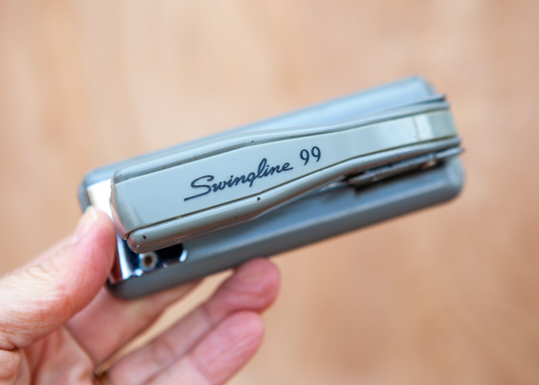 Vintage Swingline 99, Light Gray Stapler / Convenient Hand Held Size, 4 ...