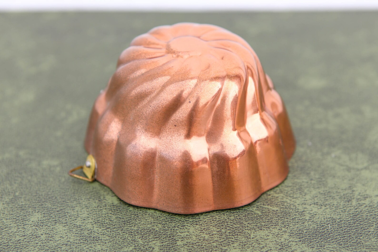 Spiral / Pinwheel Design Copper Coated Aluminum Jello Mold / Vintage or ...