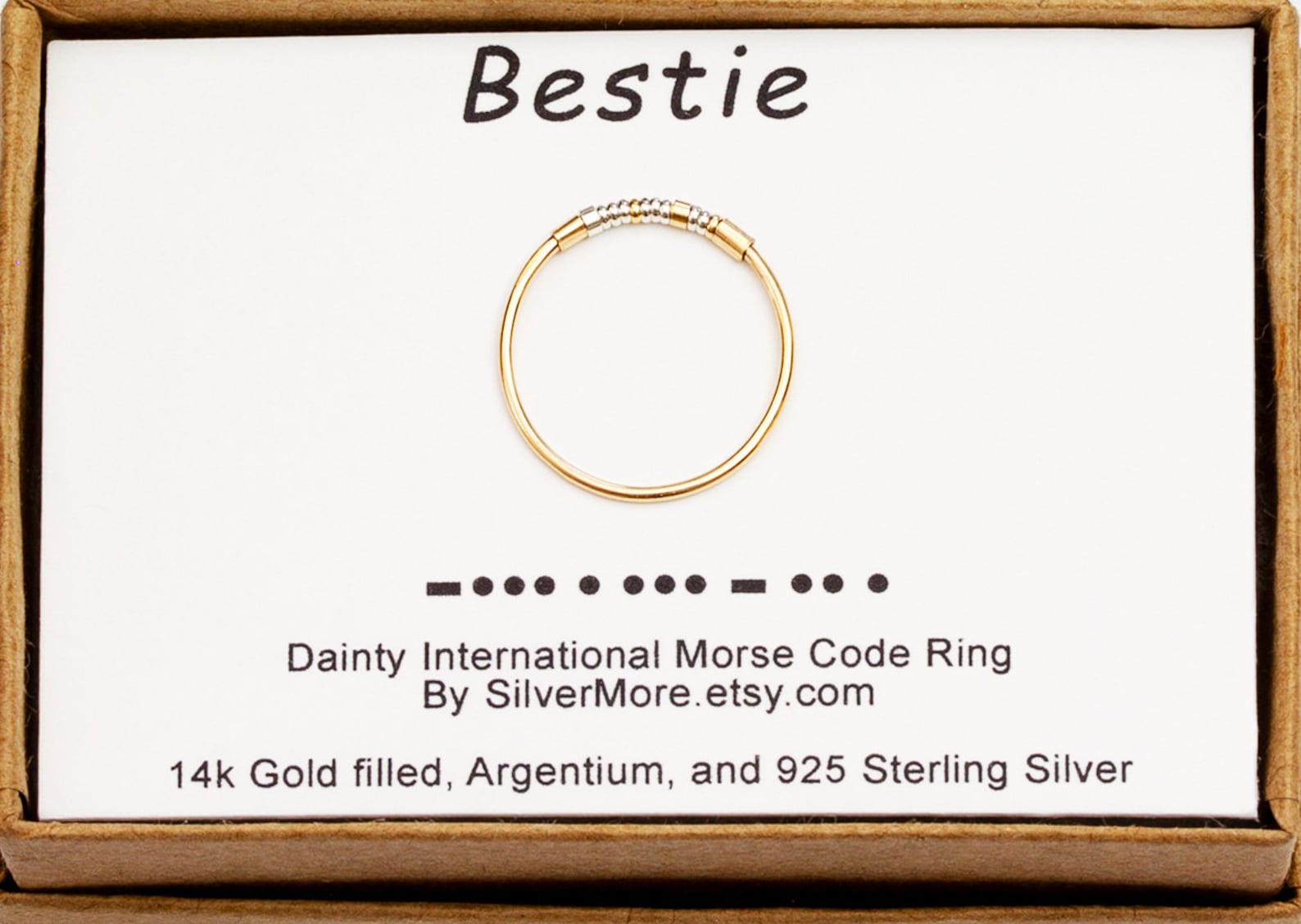 CUSTOM Morse Code Ring, Personalized Morse Code Ring, Any Word, Date ...