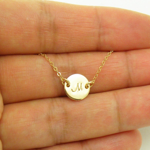 Initial Letter Disc - Etsy