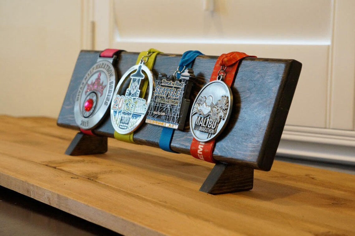 Wood Medal Display Stand - Etsy