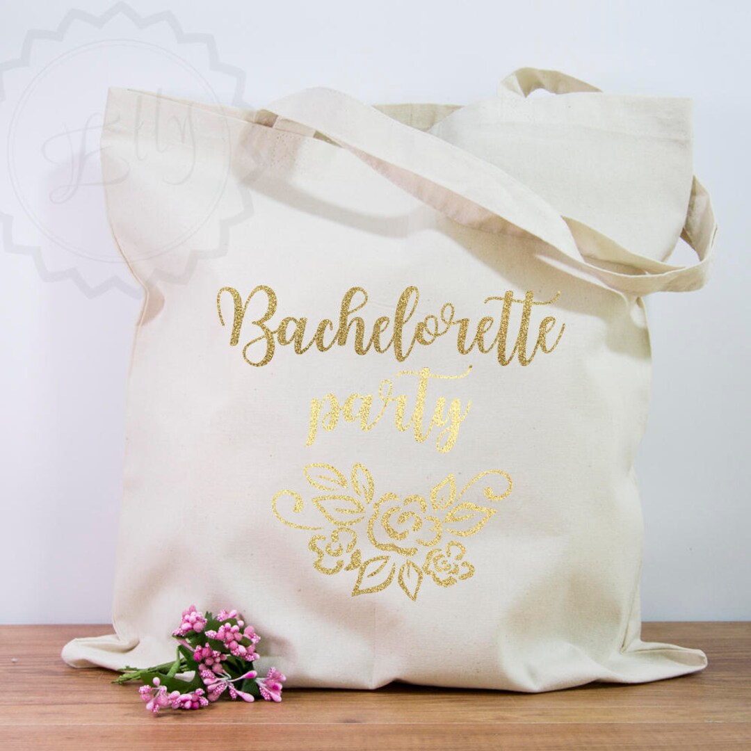 Bachelorette Party Tote Bags Hen Party Gift Bag Gold Feyonce ...