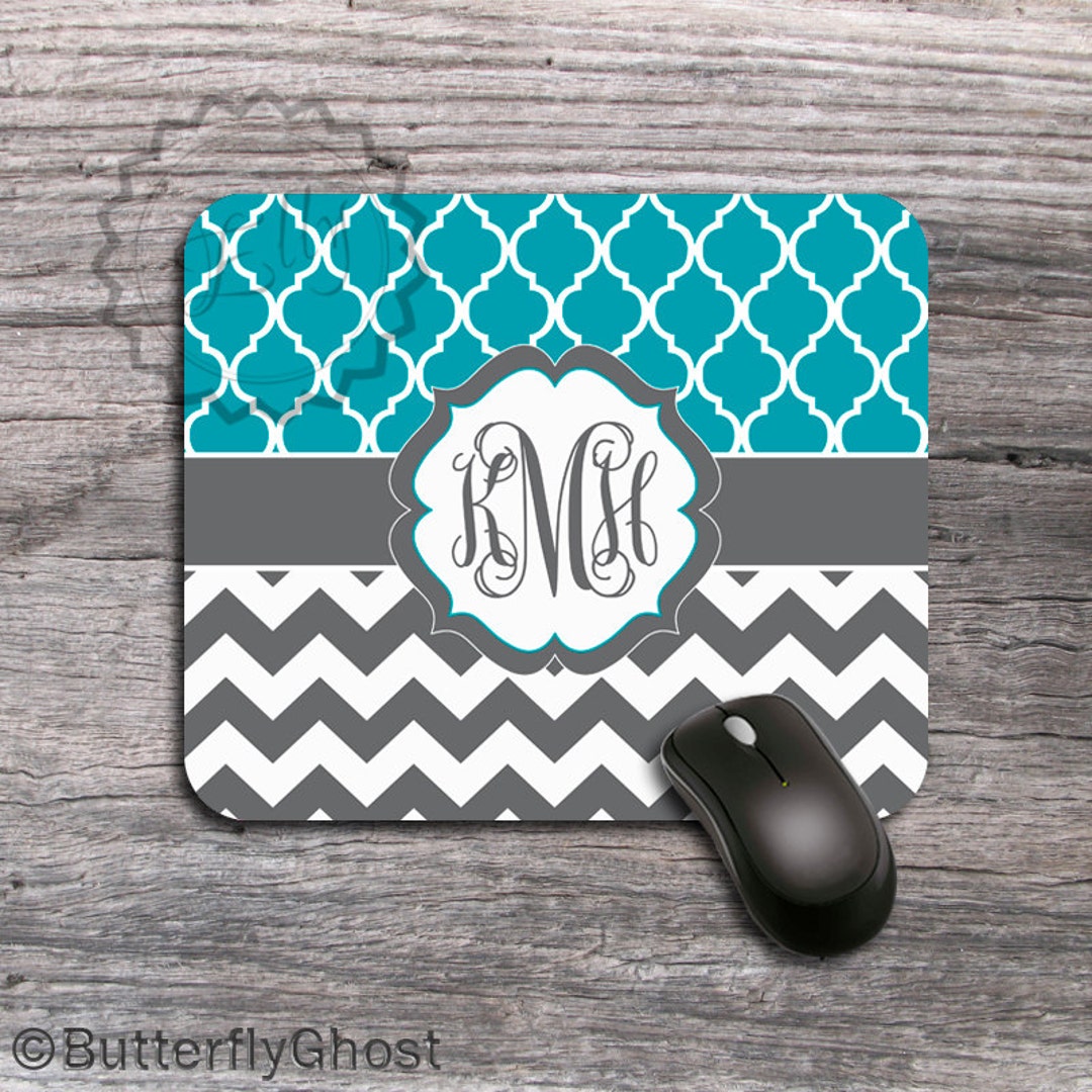 Personalized Mousepad - Office Decor Gift, Custom Mousepad, Monogram ...
