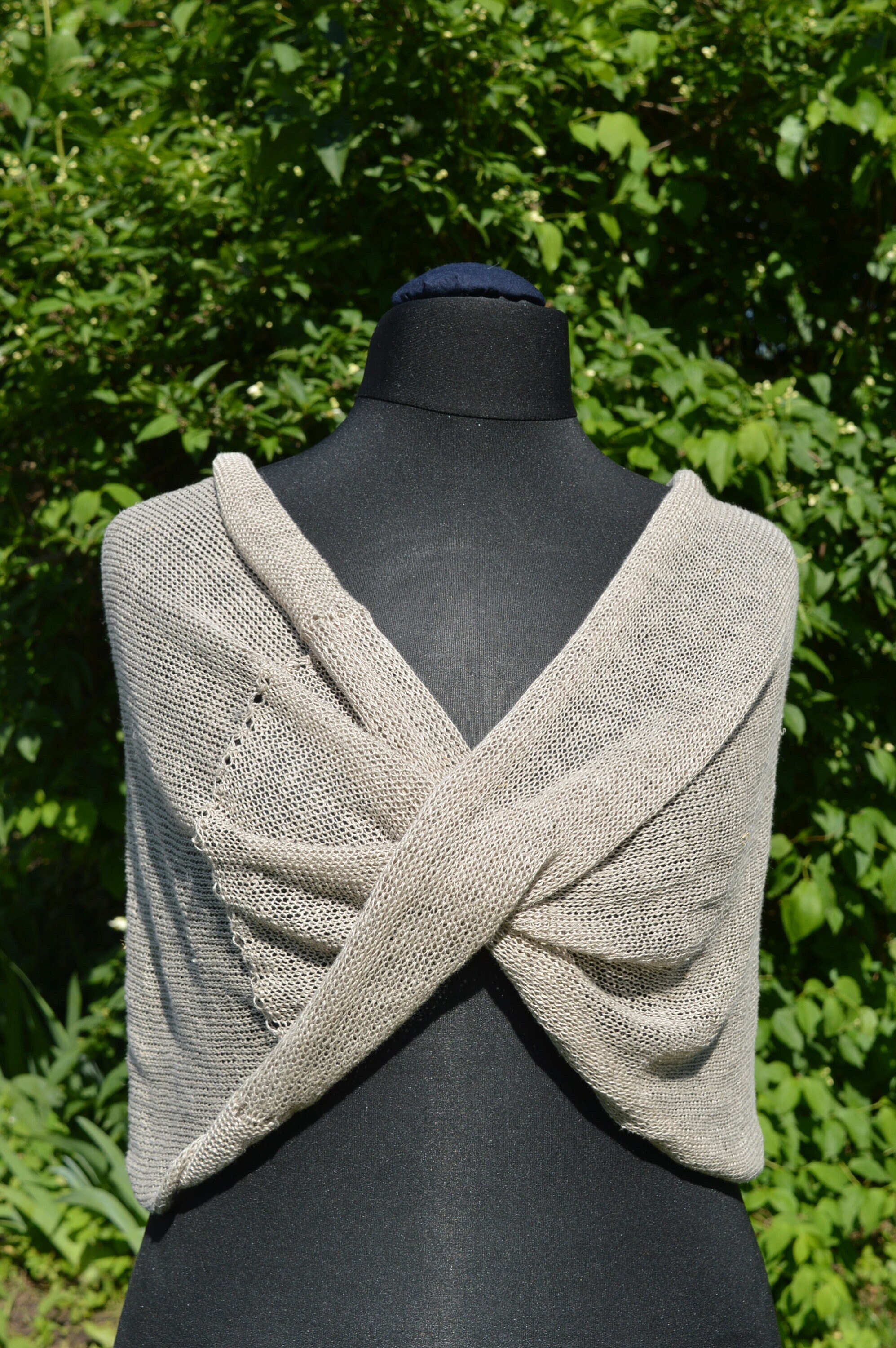 Natural Linen Shrug Linen Bolero Summer Top Cotton Organic - Etsy