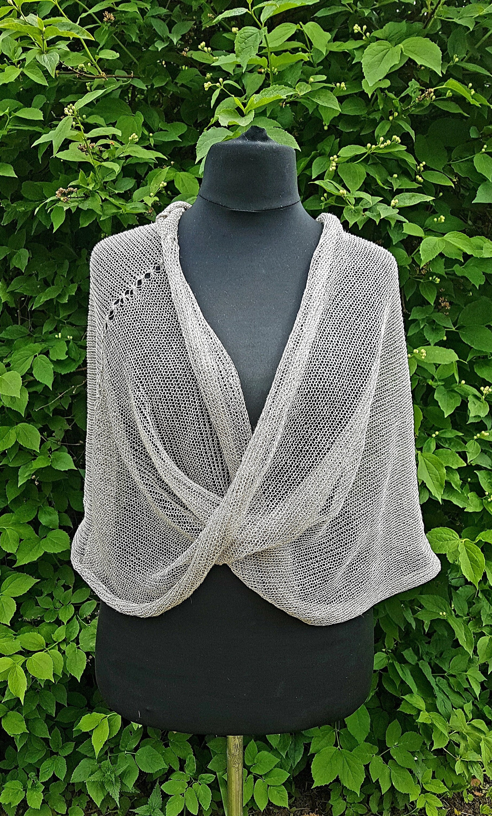 Natural Linen Shrug, Linen Bolero, Summer Top, Cotton Organic Shrug - Etsy
