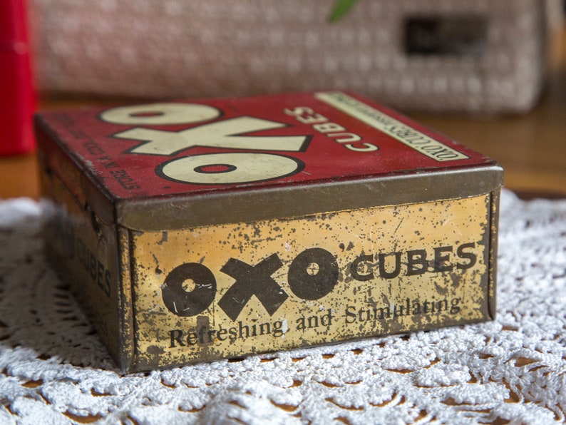 Advertisements Art & Collectibles Vintage Oxo Cubes Tin c.1950s ...