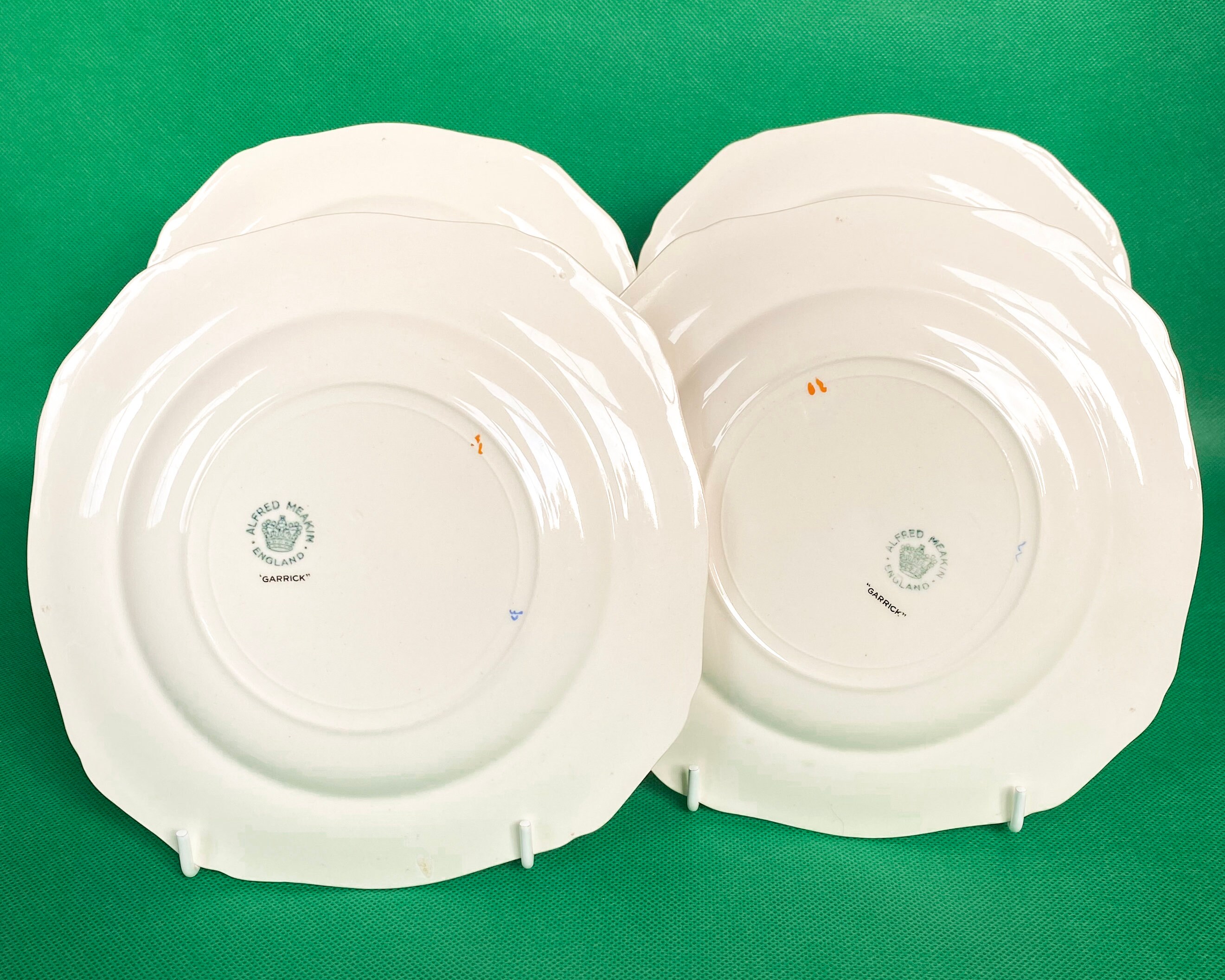 Alfred Meakin Art Deco Plates (set of 4), 1930s 'garrick' Autumn Leaf ...