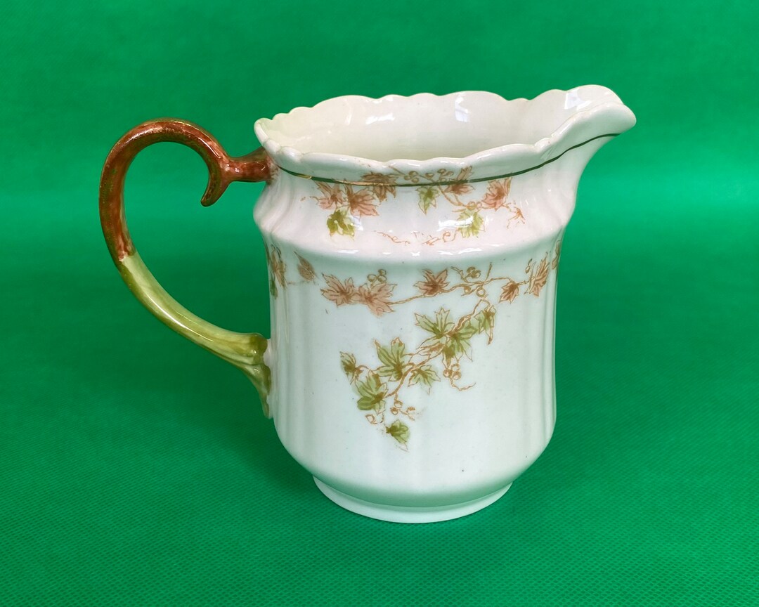 Art Nouveau Jug With Hand-painted Leaf Patterns, by HM Williamson ...