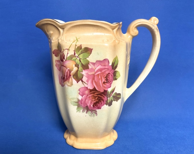 Antique Blush Ware Jug With Pink Roses, Lancaster & Sons, 1920s - Etsy
