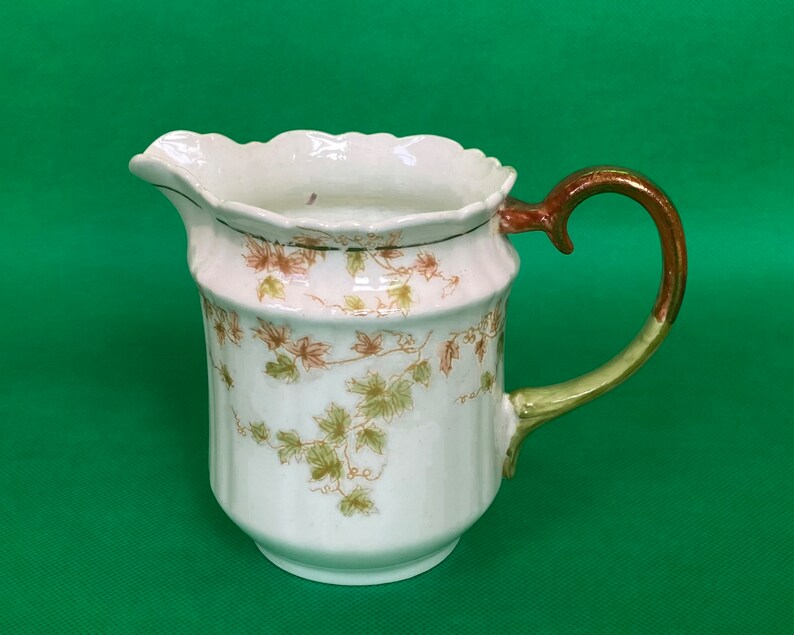 Art Nouveau Jug With Hand-painted Leaf Patterns, by HM Williamson ...