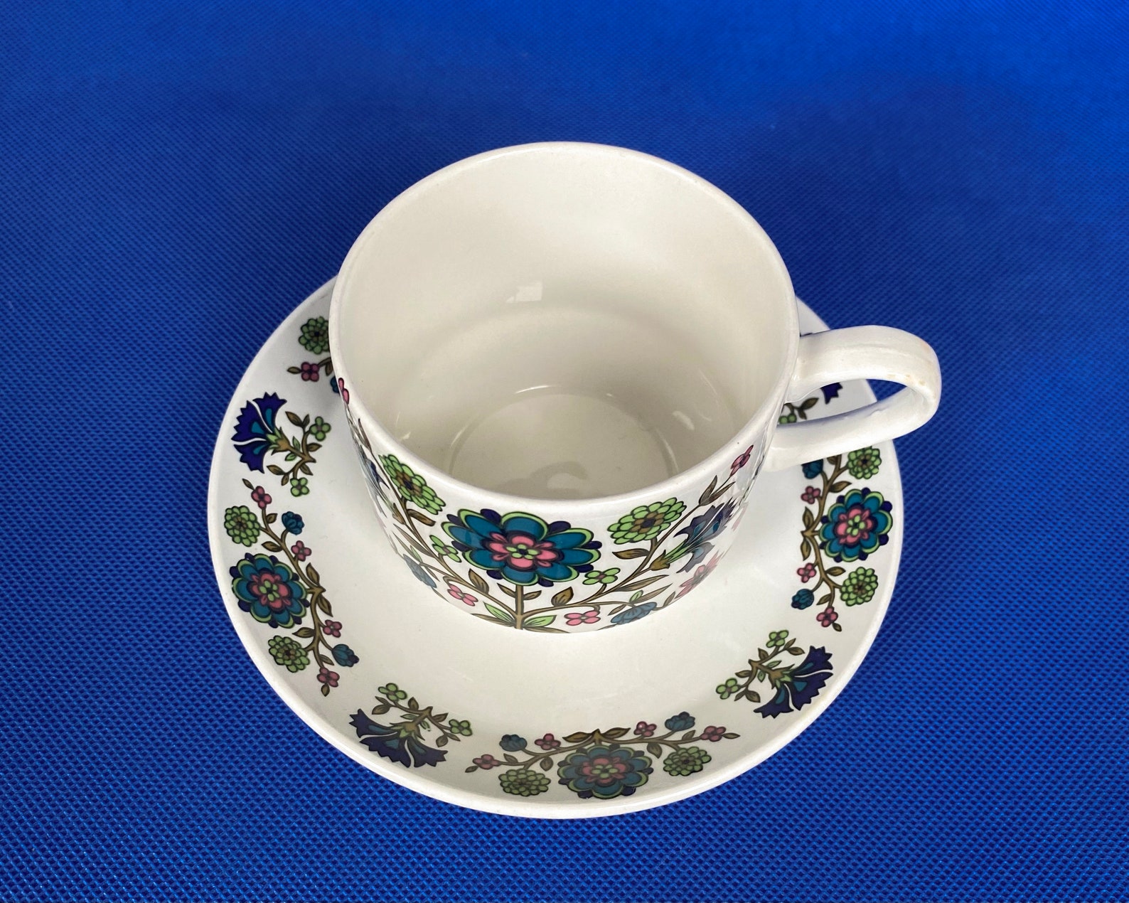 Vintage Midwinter 'country Garden' Tea Cup and Saucer, 1960s Floral ...