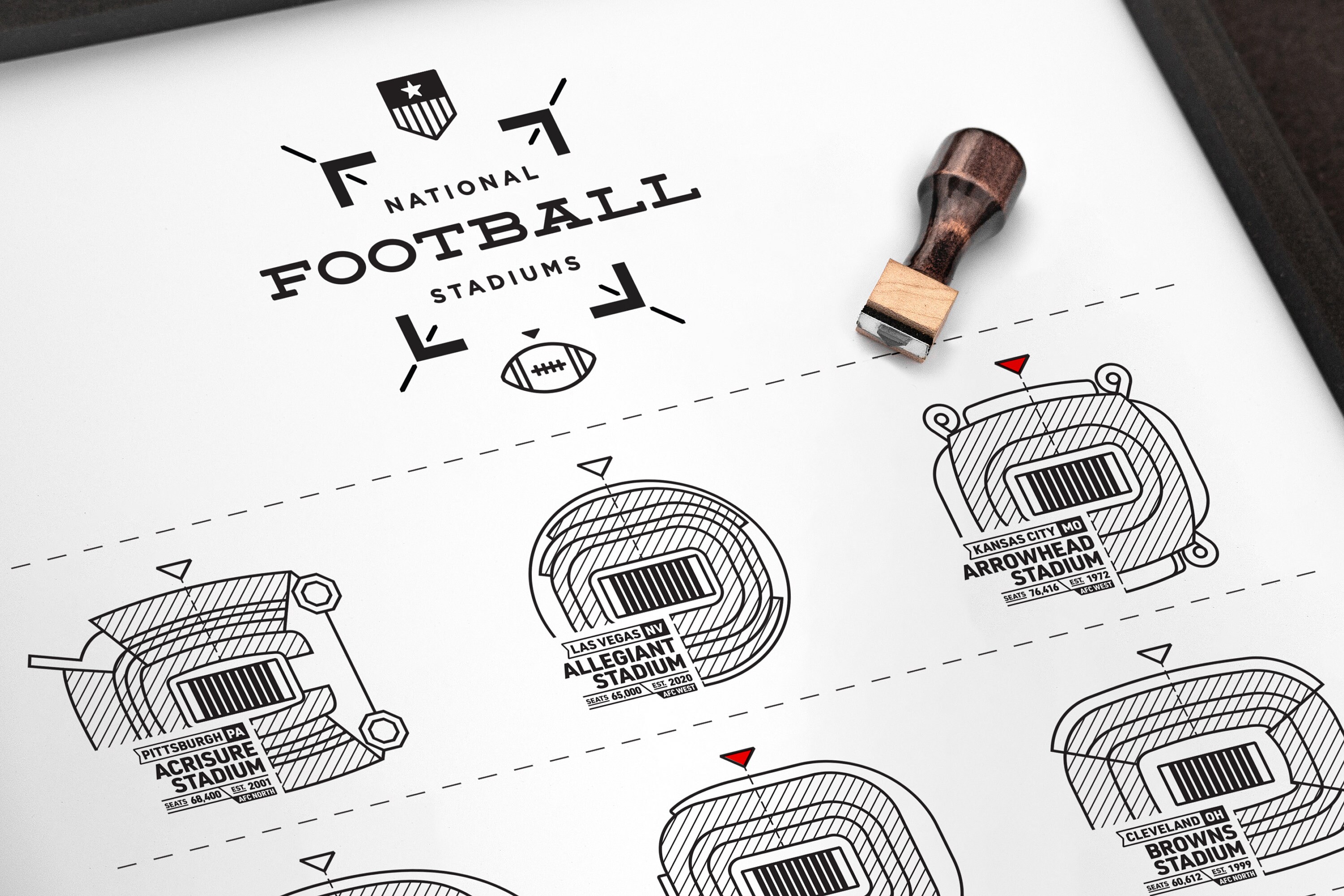 The Football Stadium Register Print - Etsy