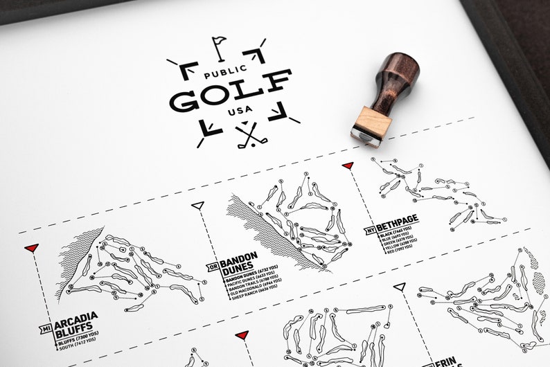 The Golf Register Print - Etsy