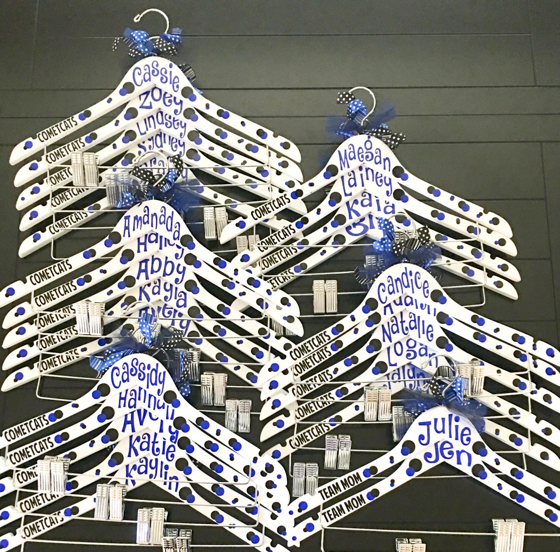 Cheerleading Uniform Hangers for Teams Coaches and Team Moms | Etsy