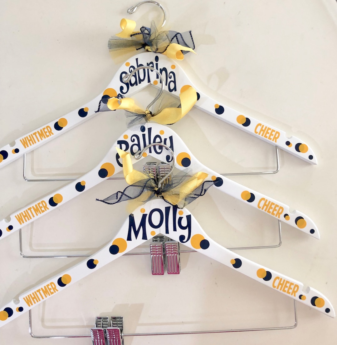 Personalized Cheer Uniform Hanger, Custom Team Gift - Etsy
